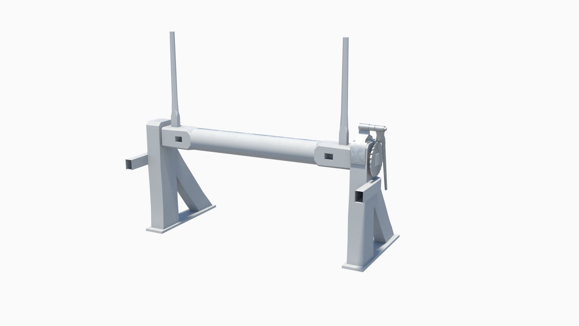 3D model Medieval castle gate winch VR / AR / low-poly | CGTrader