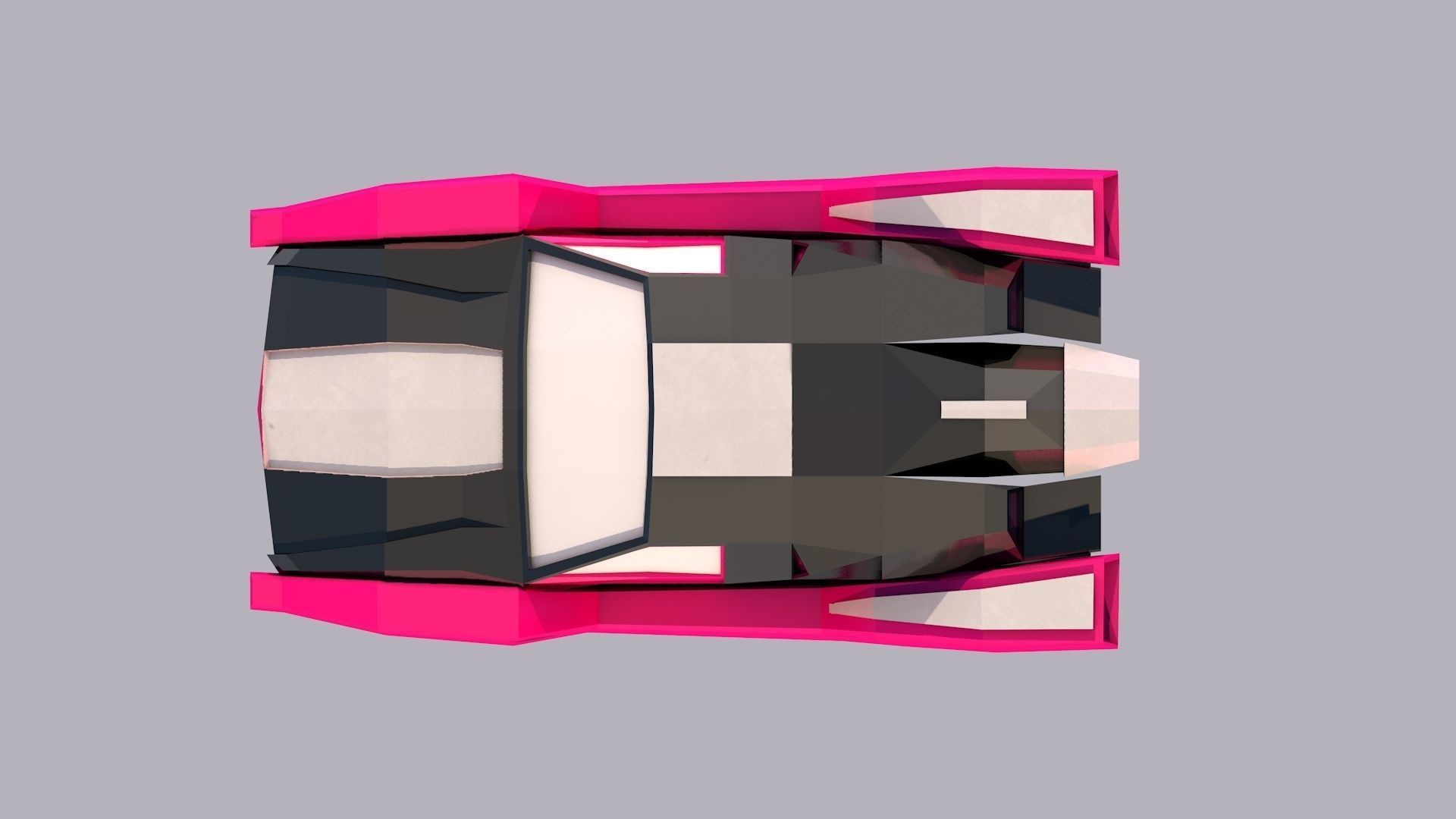 3D model Cyber Car VR / AR / low-poly | CGTrader