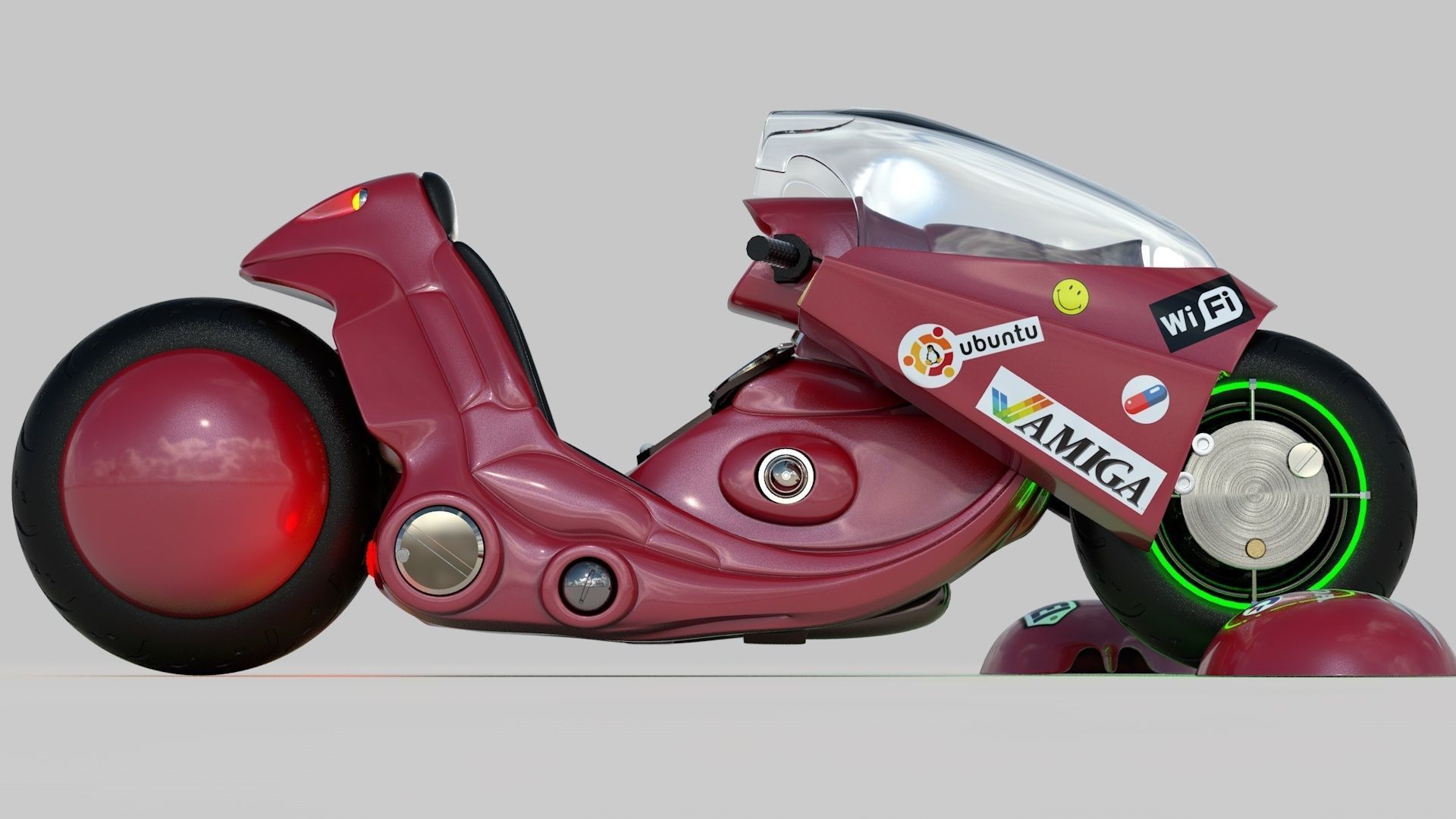 Kaneda Moto 3D model | CGTrader