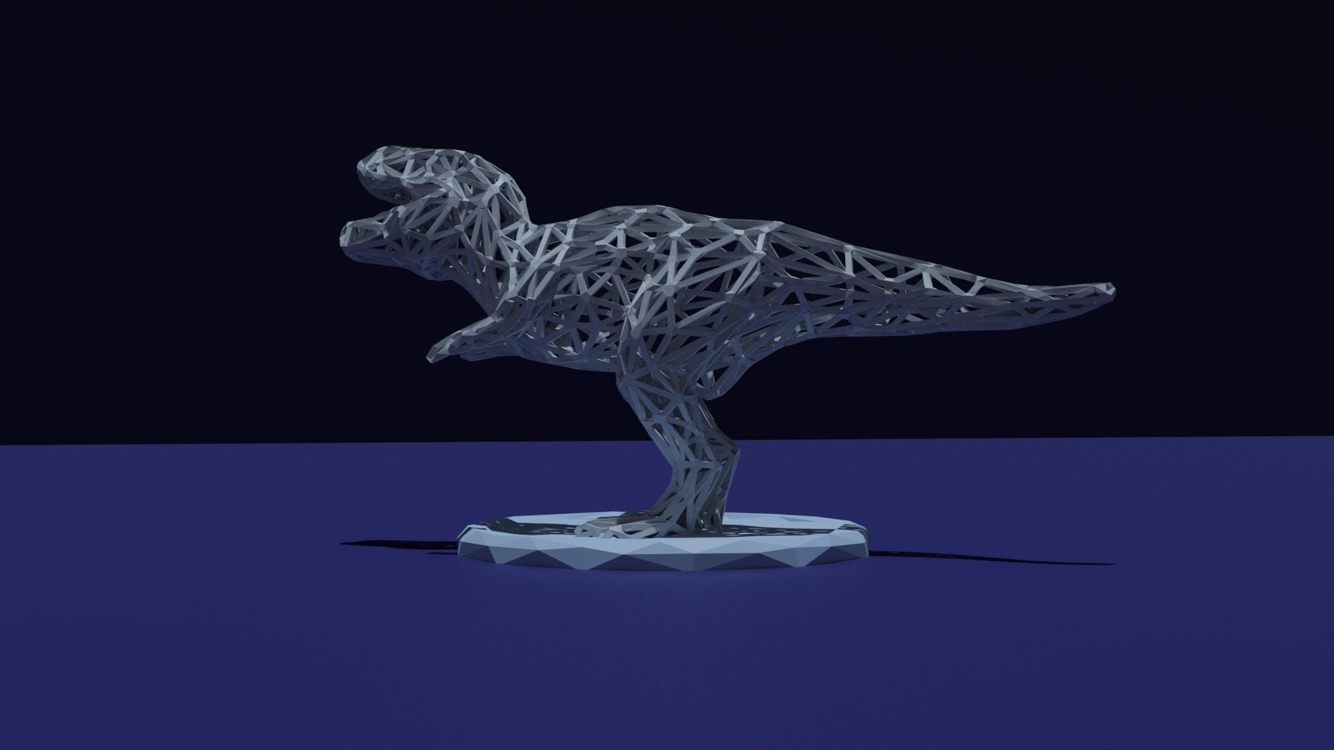 T-Rex Low Poly 3D model 3D printable | CGTrader