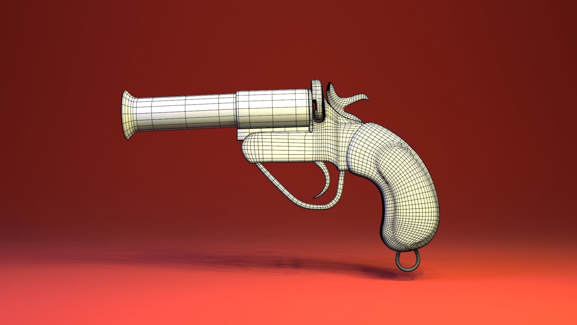 3D model Flare Gun VR / AR / low-poly | CGTrader
