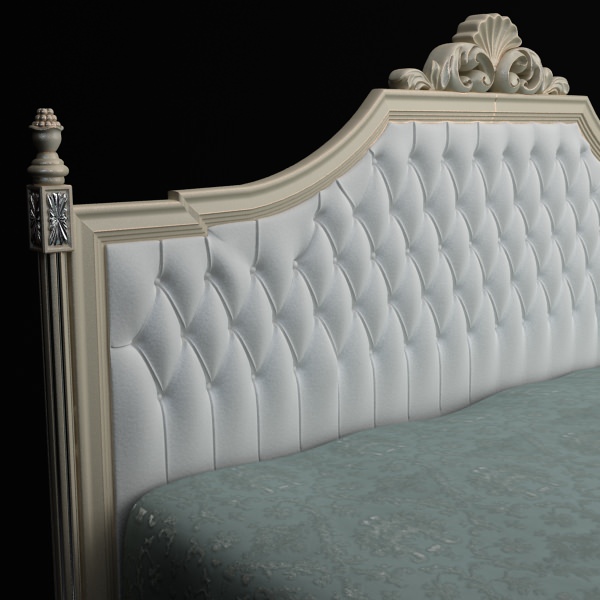 Traditional Style Bed 3D model | CGTrader
