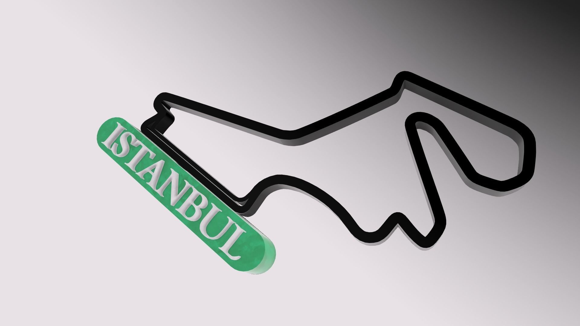 F1 Istanbul Race Track STL OBJ FBX Files 3D Print Fusion 360 3D model ...