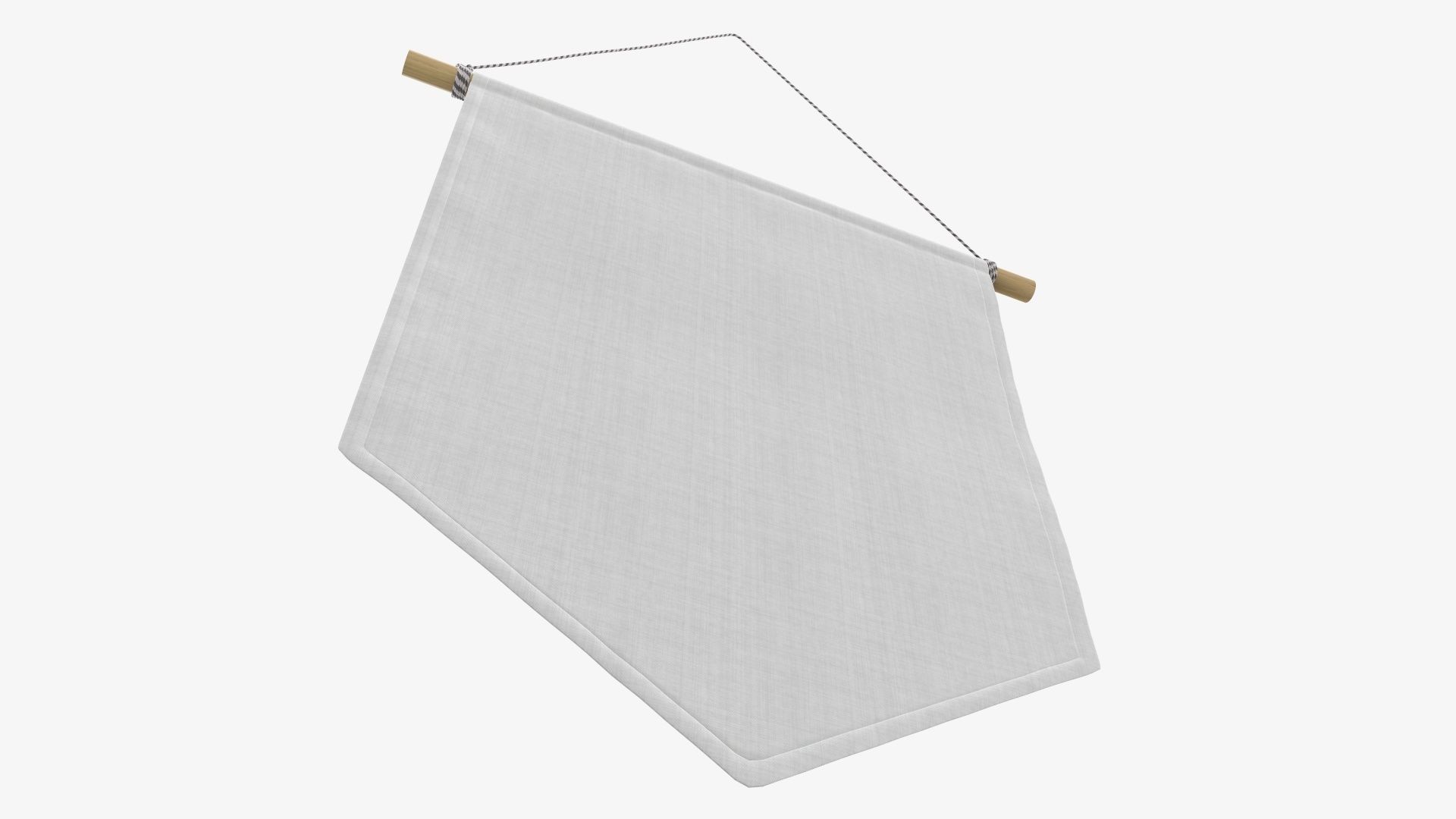Short wall pennant 3D model | CGTrader