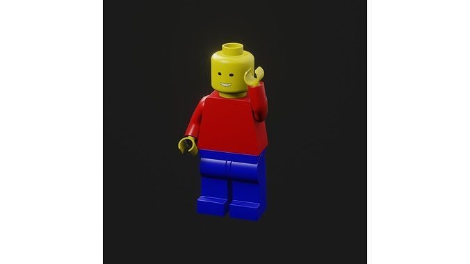 Generic Popular Brick Person 3D model | CGTrader
