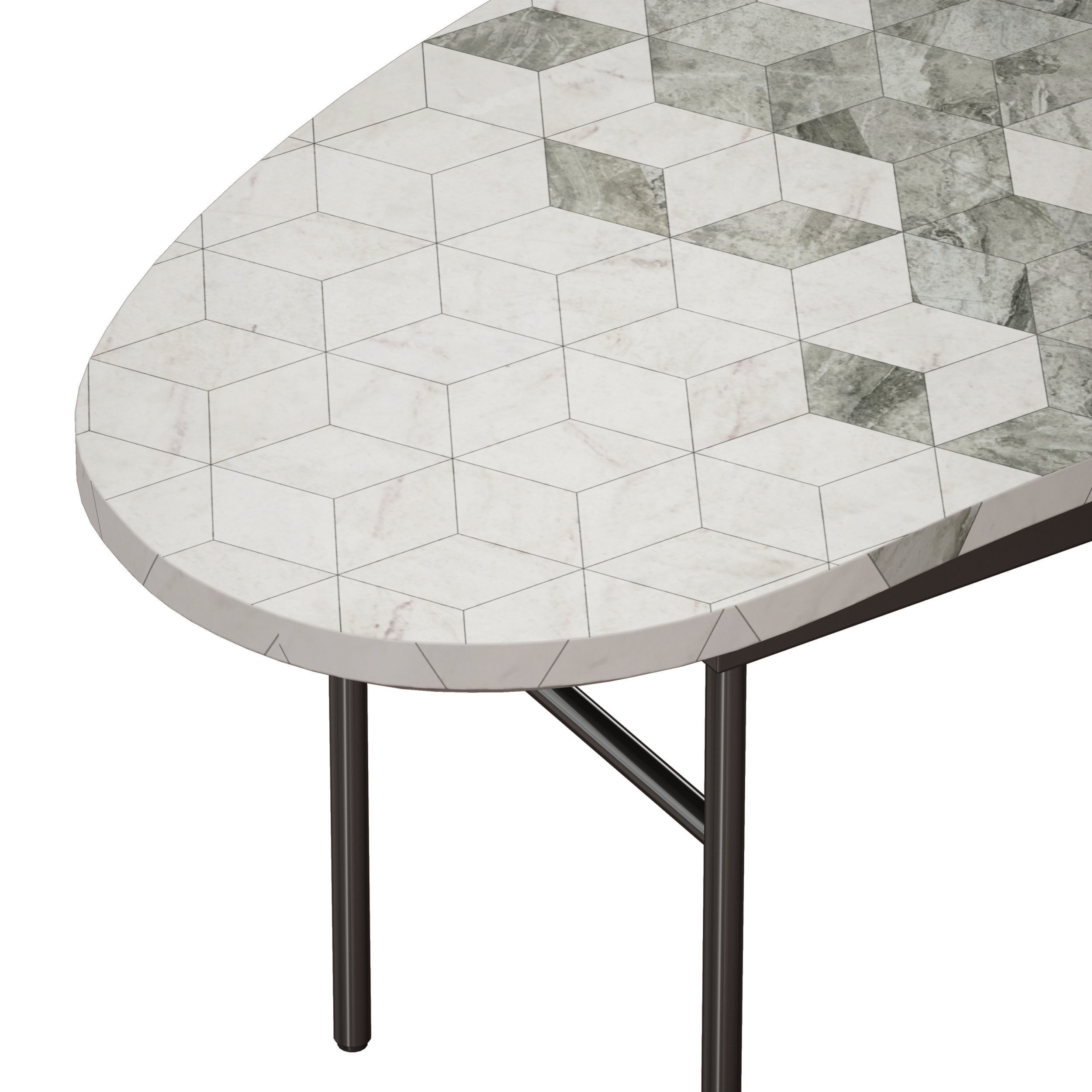 Liza Coffee Table Crate and Barrel 3D model | CGTrader