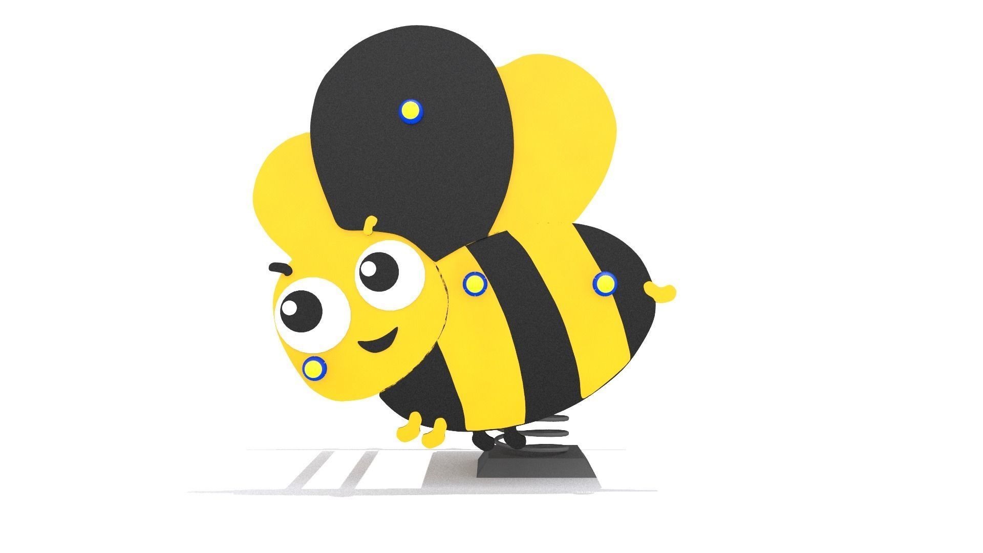 3D model Playground- Bee Rider VR / AR / low-poly | CGTrader