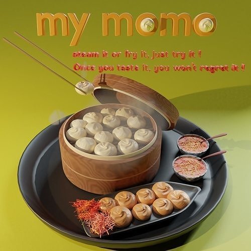 3D model momo momo my VR / AR / low-poly | CGTrader