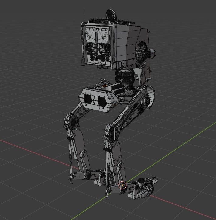 Commander AT-ST 3D model | CGTrader