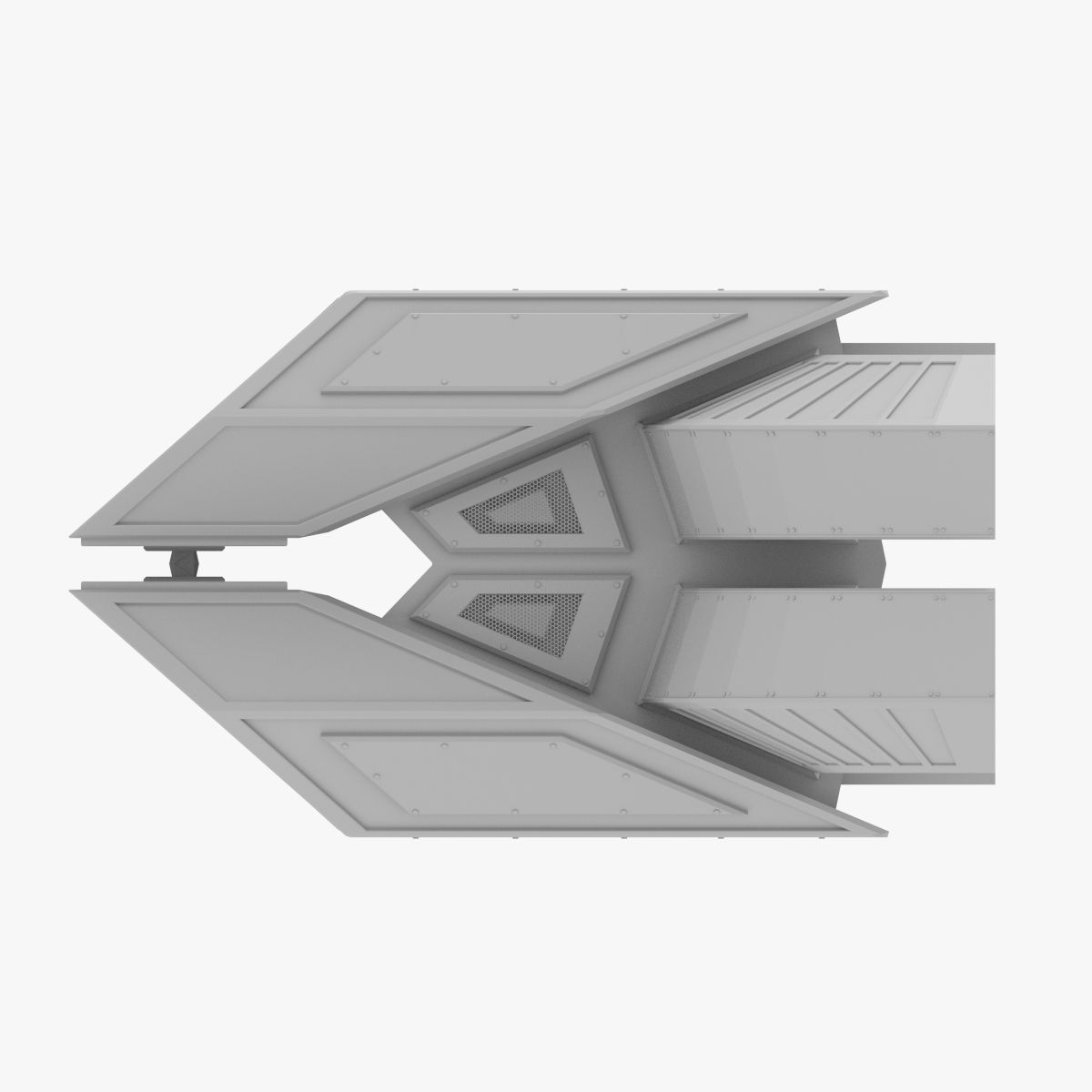 Starship Engine V2 3D model | CGTrader