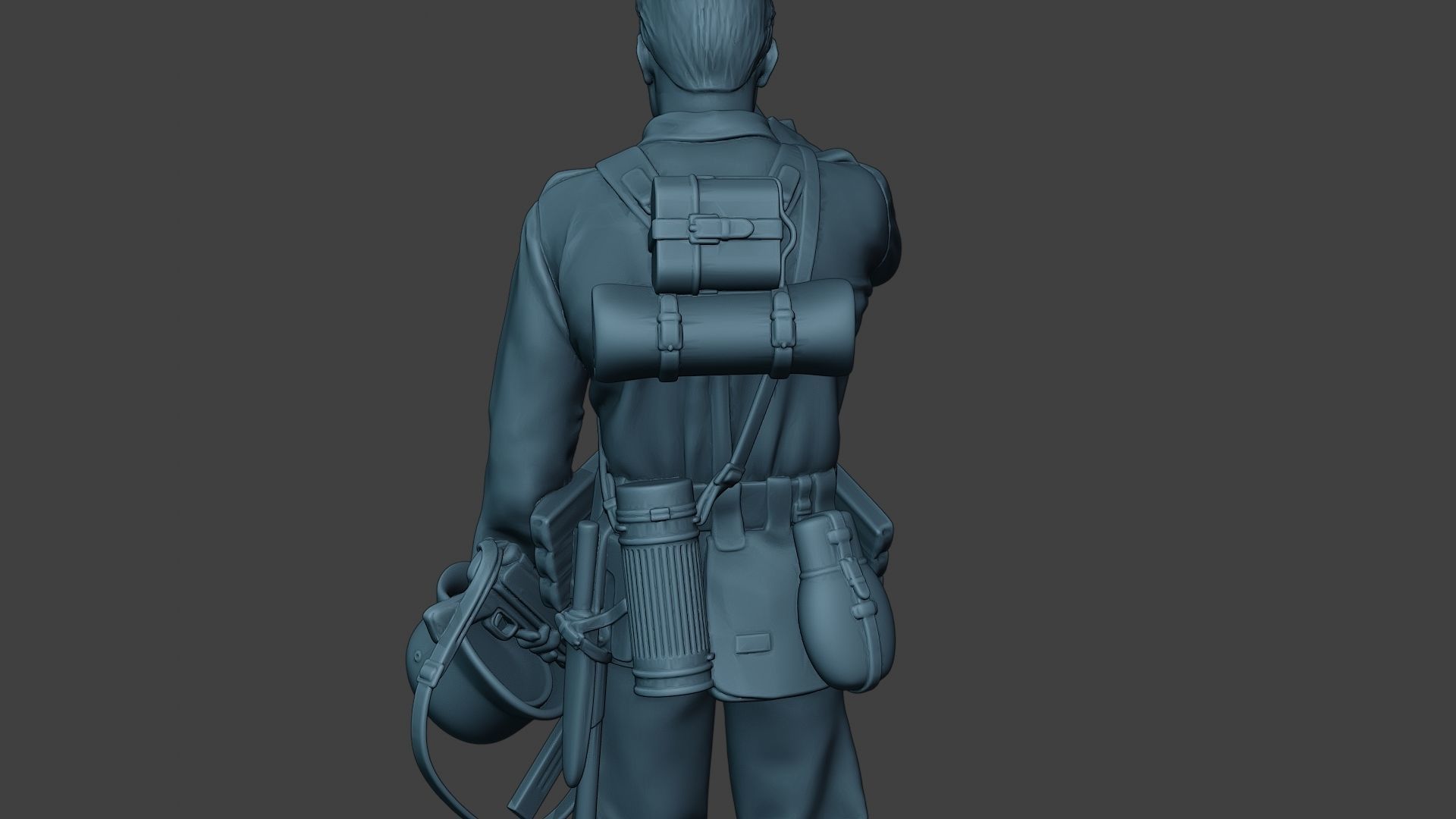 German soldier ww2 Crying G6 3D model 3D printable | CGTrader
