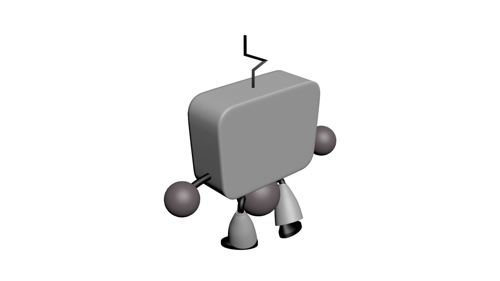 small robot 3D model 3D printable | CGTrader