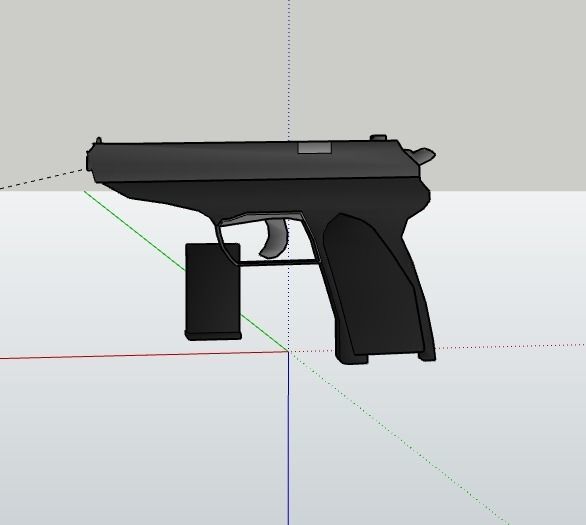 Simple Gun Model Pack 3D model | CGTrader