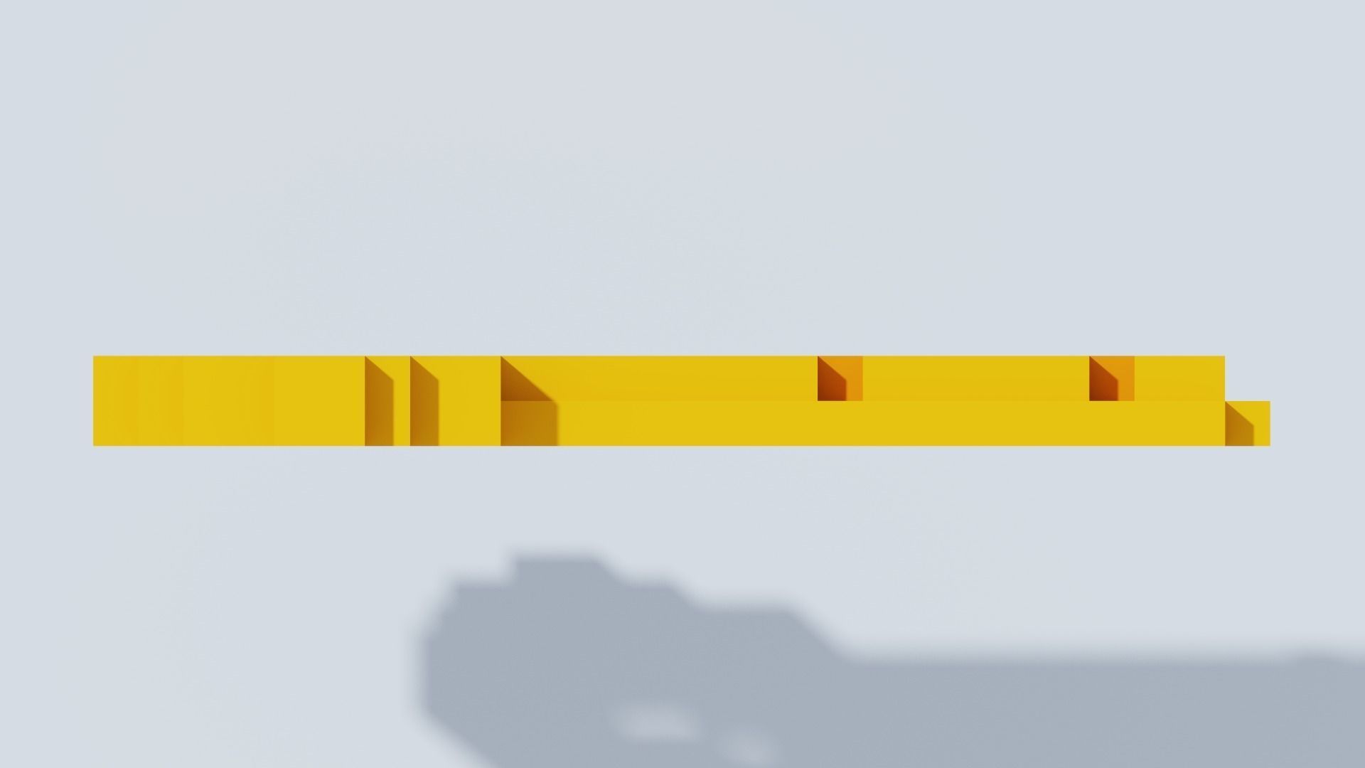 3D model Voxel Gold Key VR / AR / low-poly | CGTrader