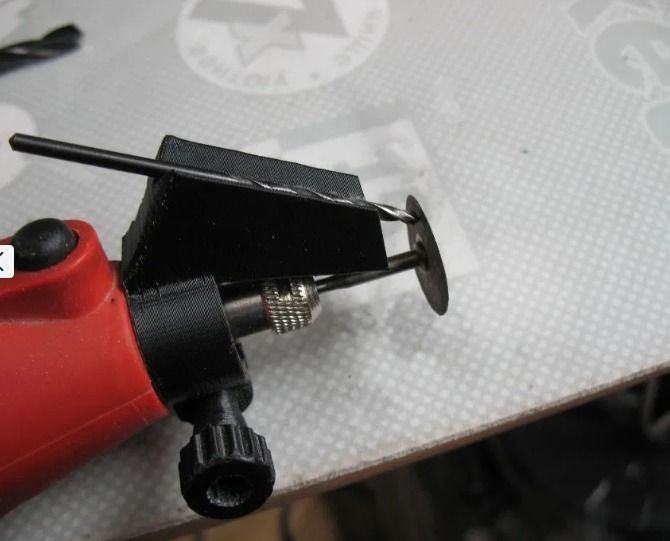 Drill Bit Sharpener Dremel 3D Model 3D Printable STL