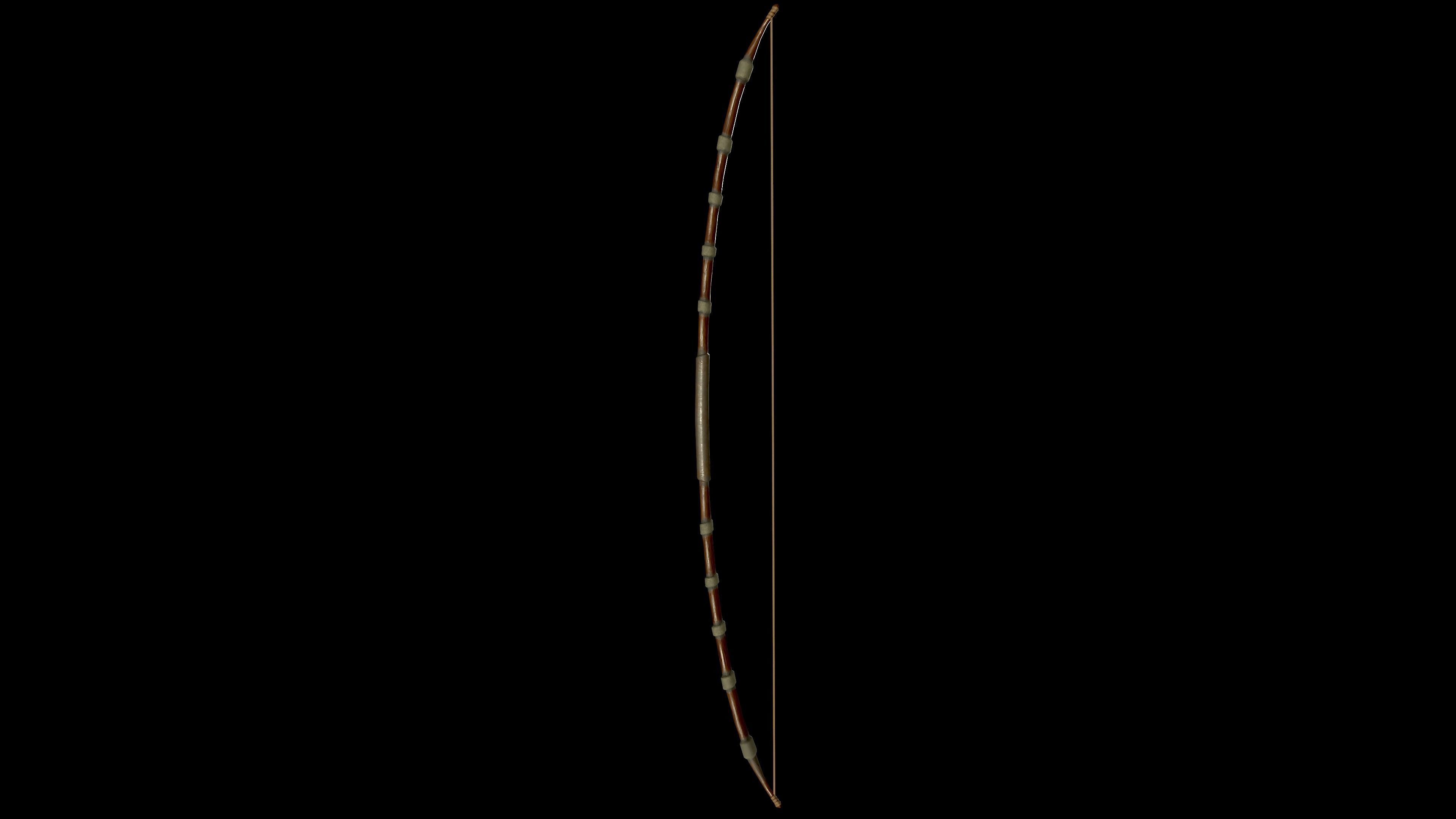 3D model lowpoly Native American bow VR / AR / low-poly | CGTrader