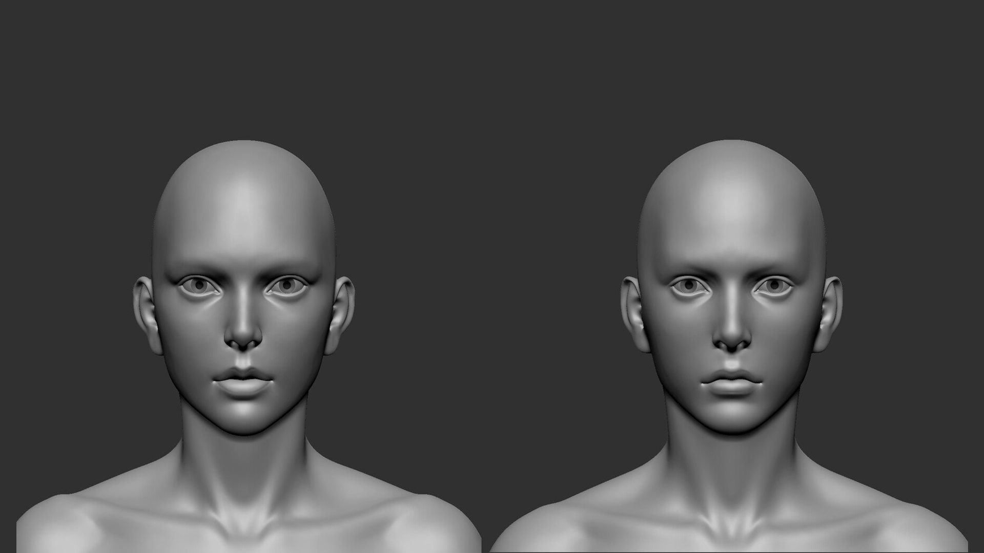 Zbrush Female Body sculpts 3D model | CGTrader