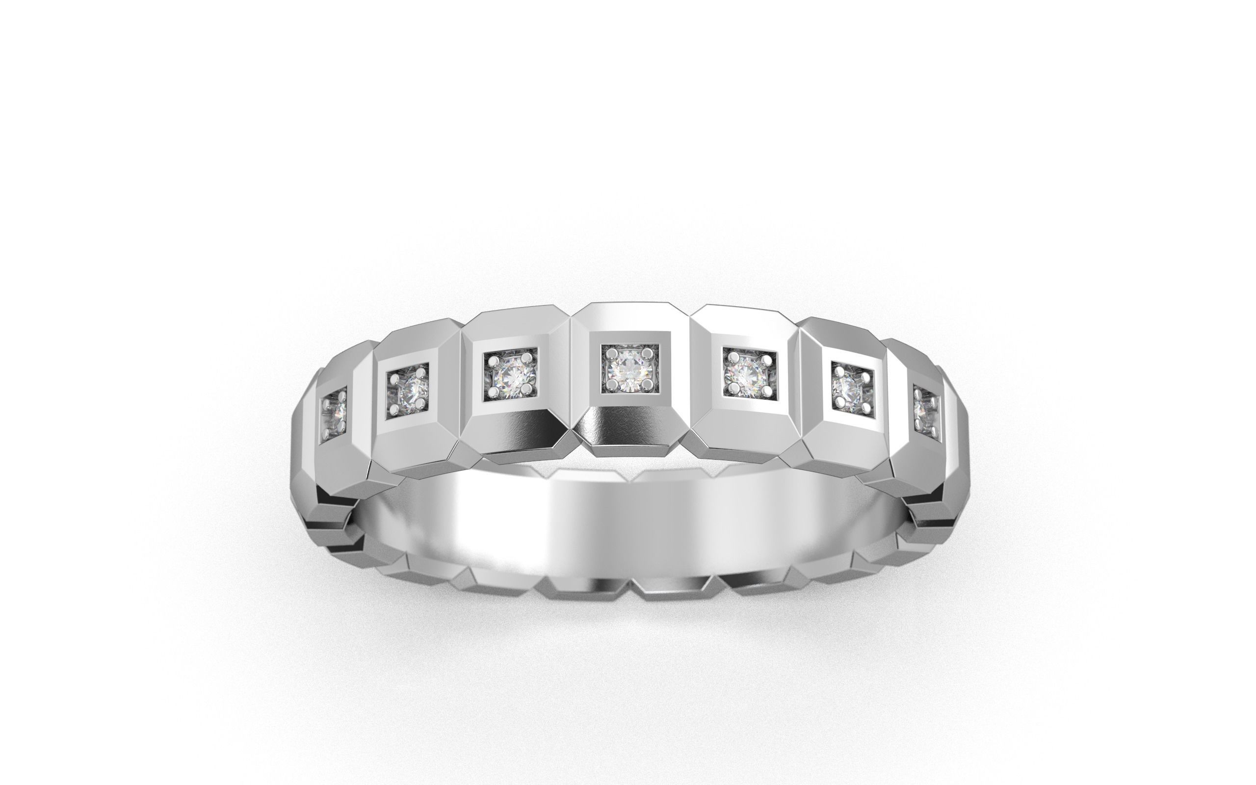 Chopard 2 rings 3D model 3D printable | CGTrader