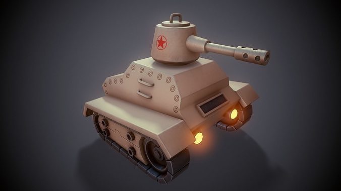 Stylized Tank - Tutorial Included 3D model | CGTrader