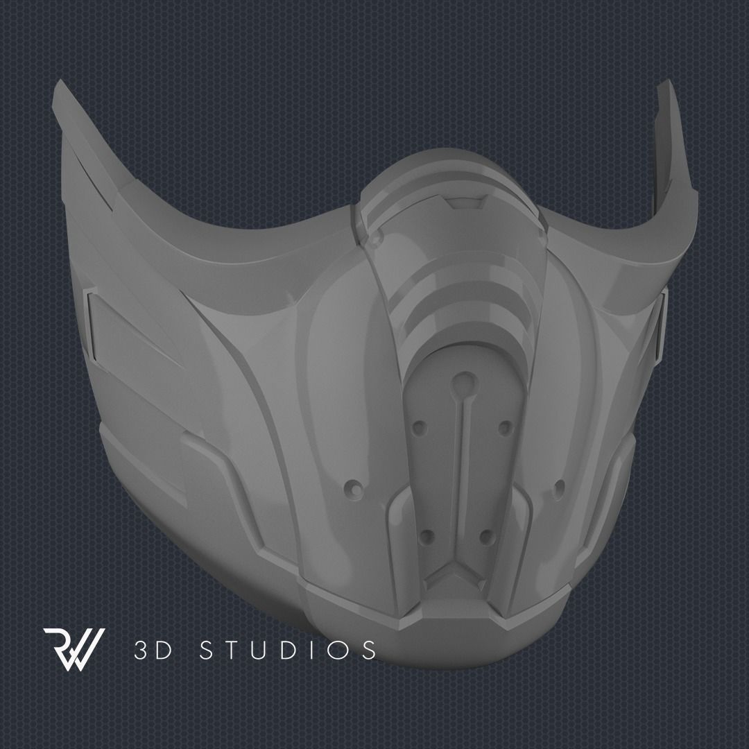 MK11 Sub-Zero Mask V6 - STL File 3D model 3D printable | CGTrader