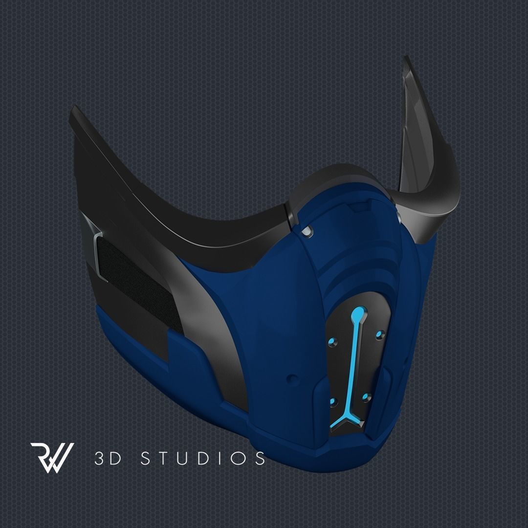 MK11 Sub-Zero Mask V6 - STL File 3D model 3D printable | CGTrader