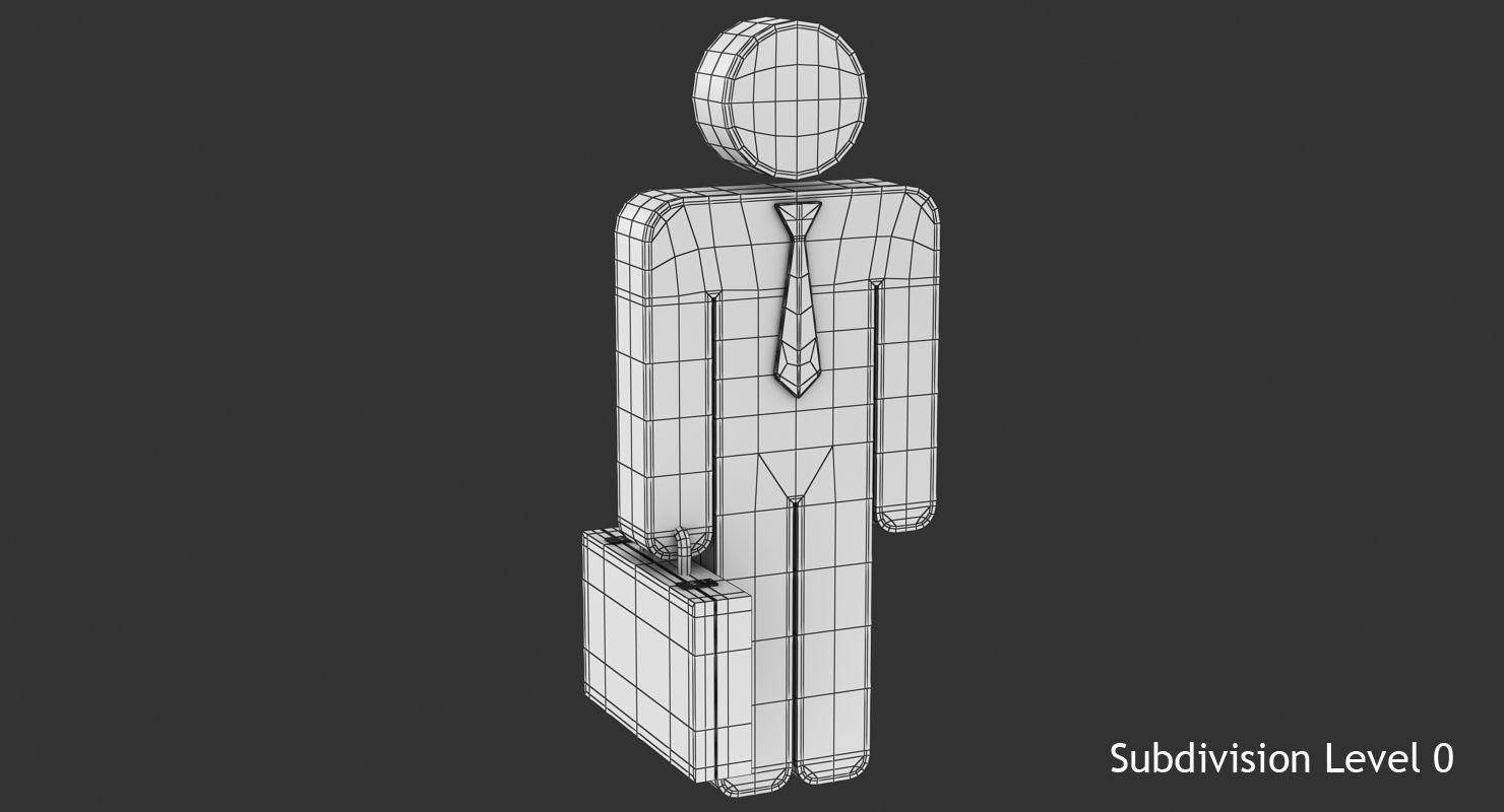 3D model Stick Man VR / AR / low-poly | CGTrader