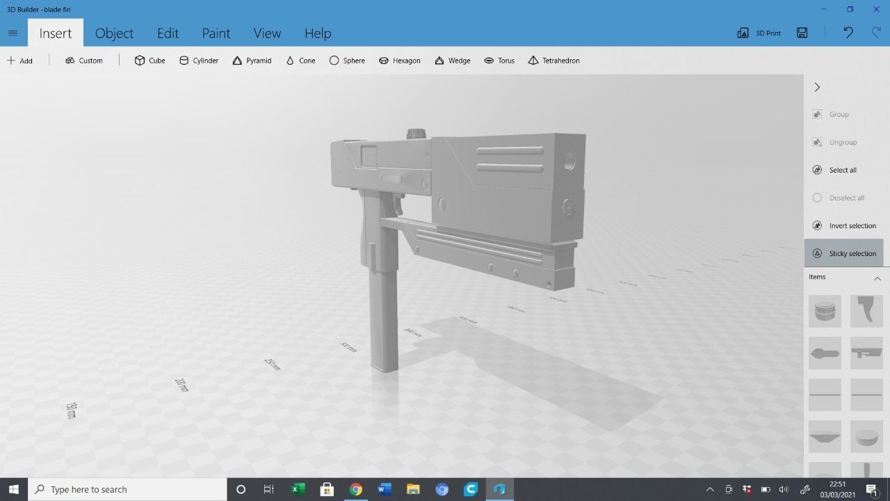 Blade Mac 11 3D model 3D printable | CGTrader
