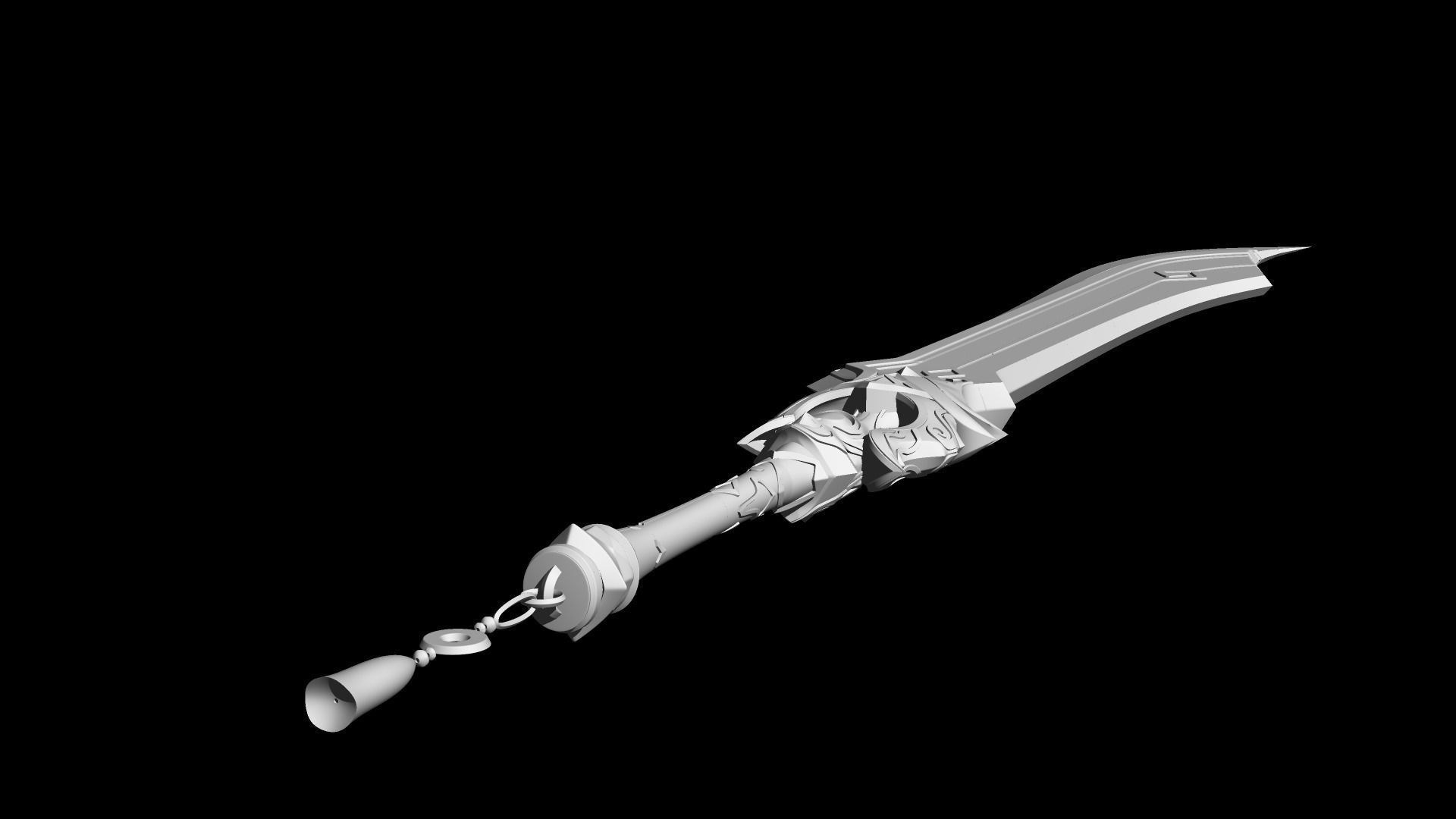 Genshin Impact Prototype Archaic 3D model 3D printable | CGTrader