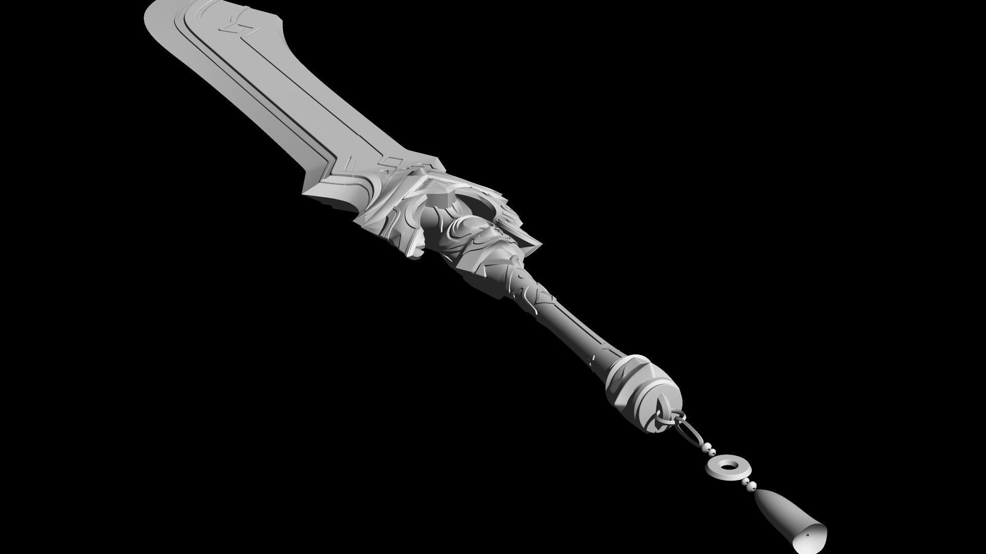 Genshin Impact Prototype Archaic 3D model 3D printable | CGTrader