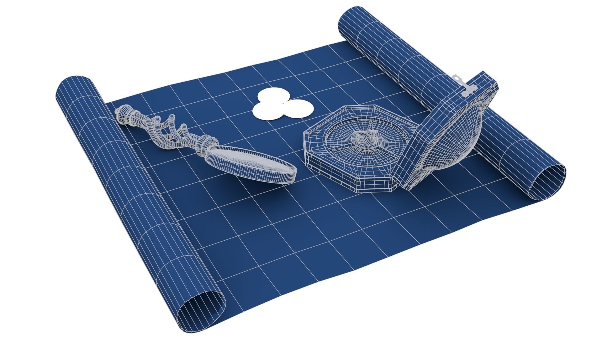 Ancient Treasure Hunter Kit 2 3D model | CGTrader