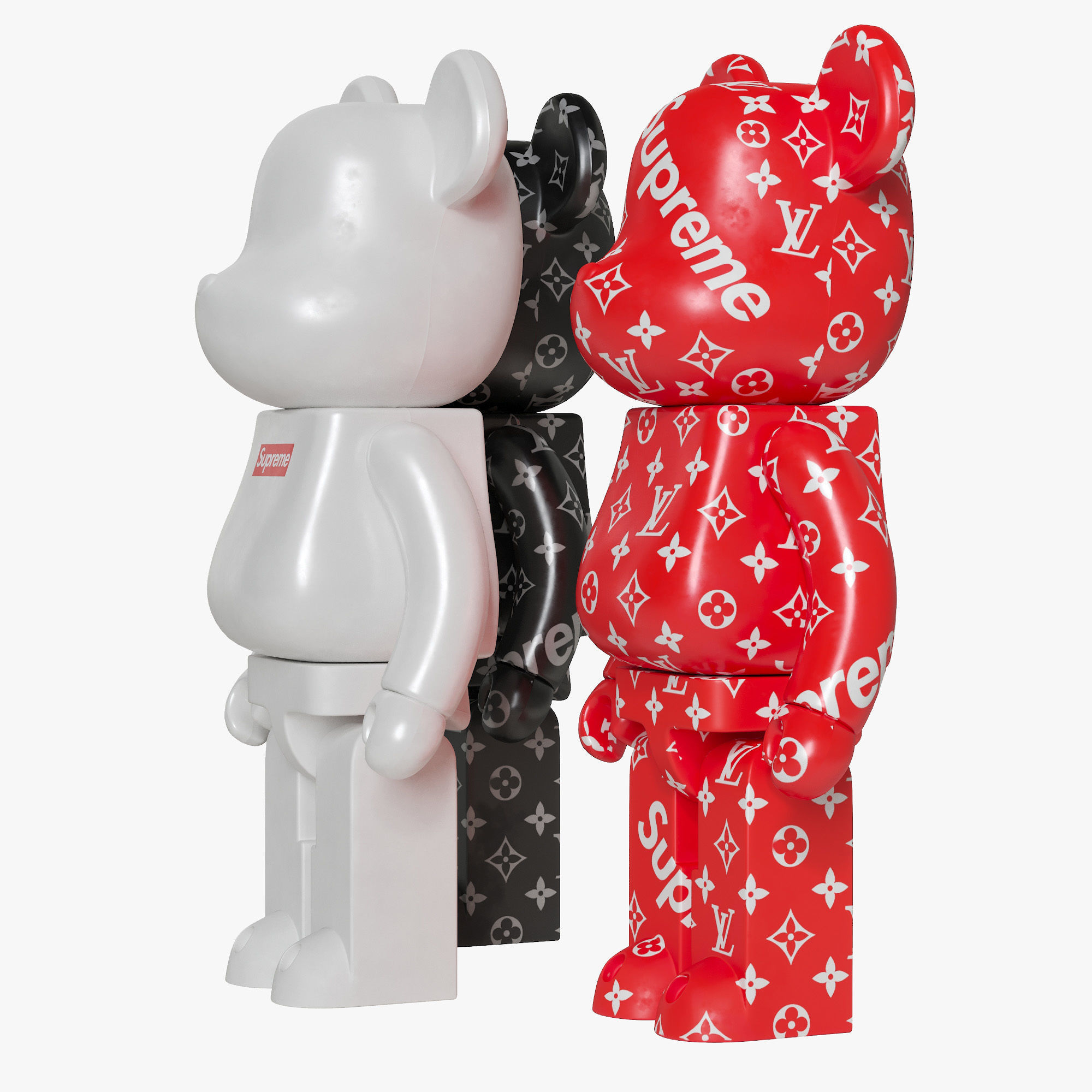 3D model Bearbrick Supreme Set VR / AR / low-poly | CGTrader
