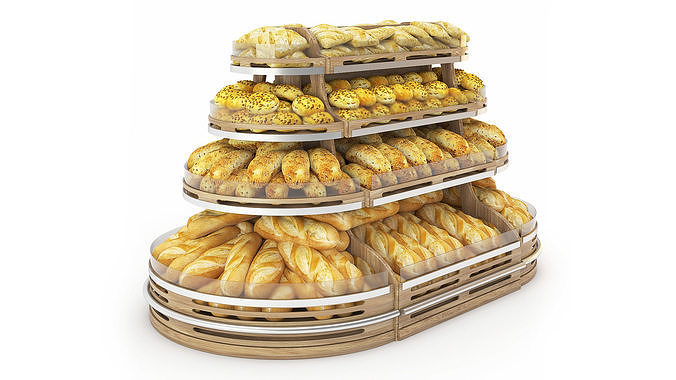 Bread Rack 3D model | CGTrader