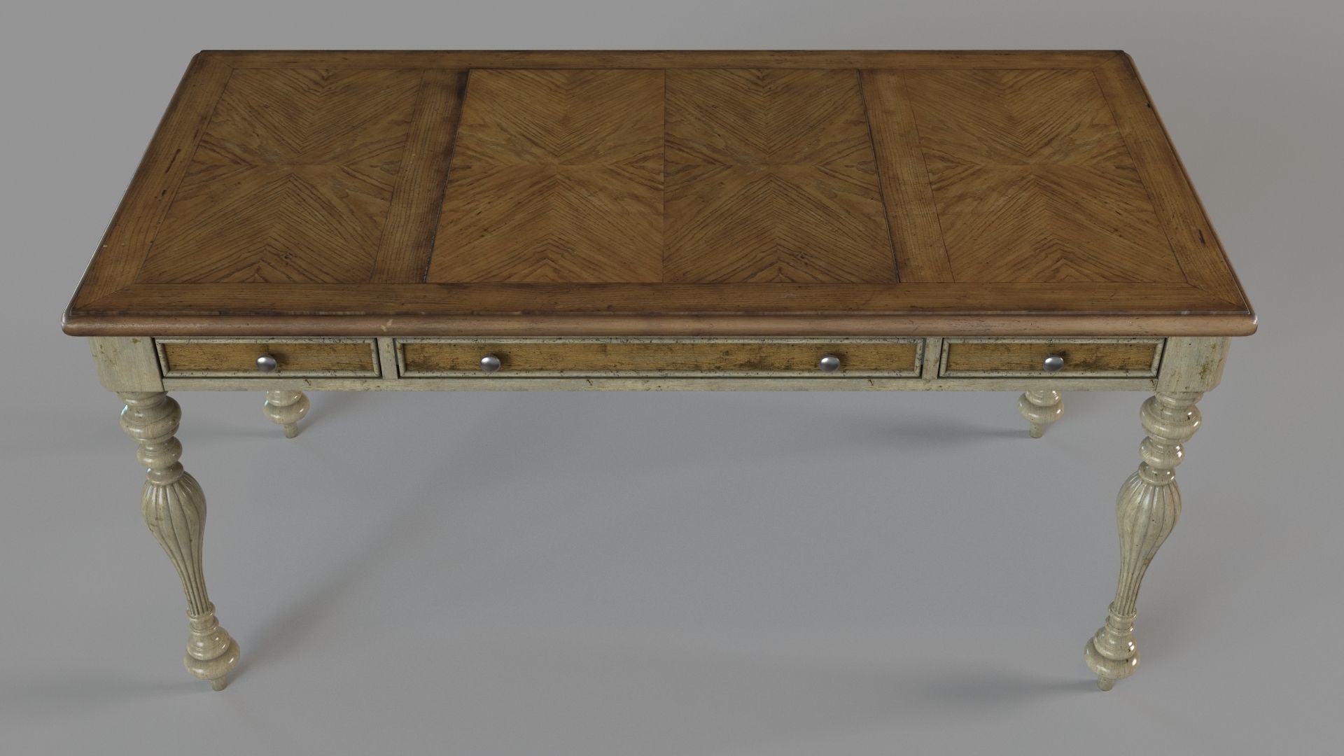 Sanctuary Writing Desk 3D model | CGTrader