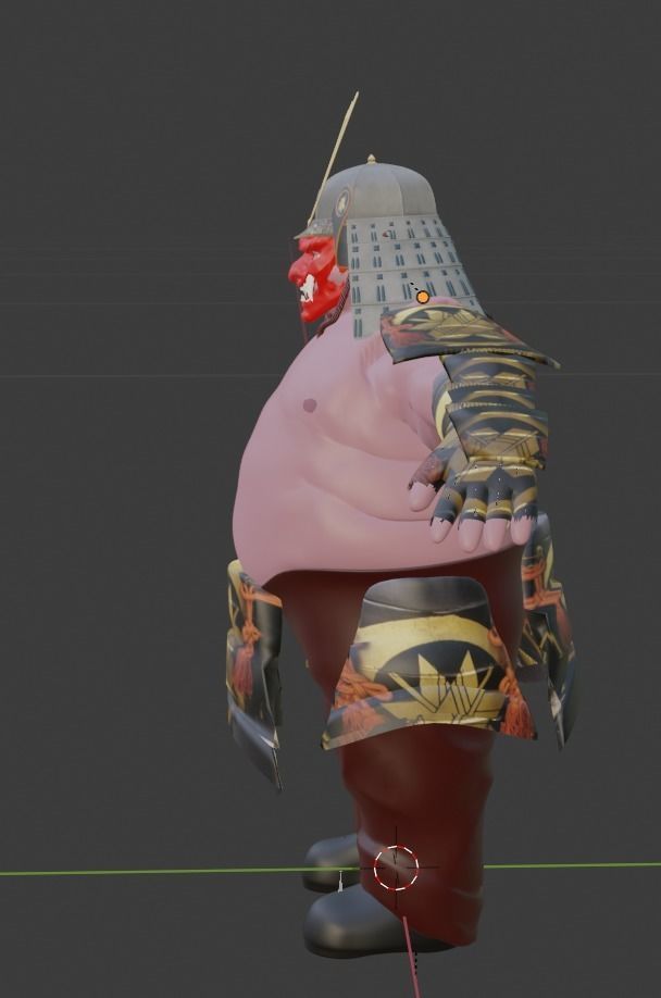 Samurai Boss free VR / AR / low-poly 3D model rigged | CGTrader