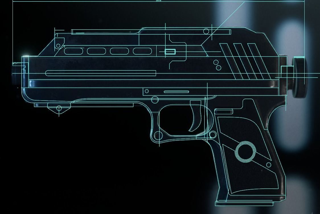 DC-17 hand blaster pistol of Star Wars 3d print model 3D model 3D ...