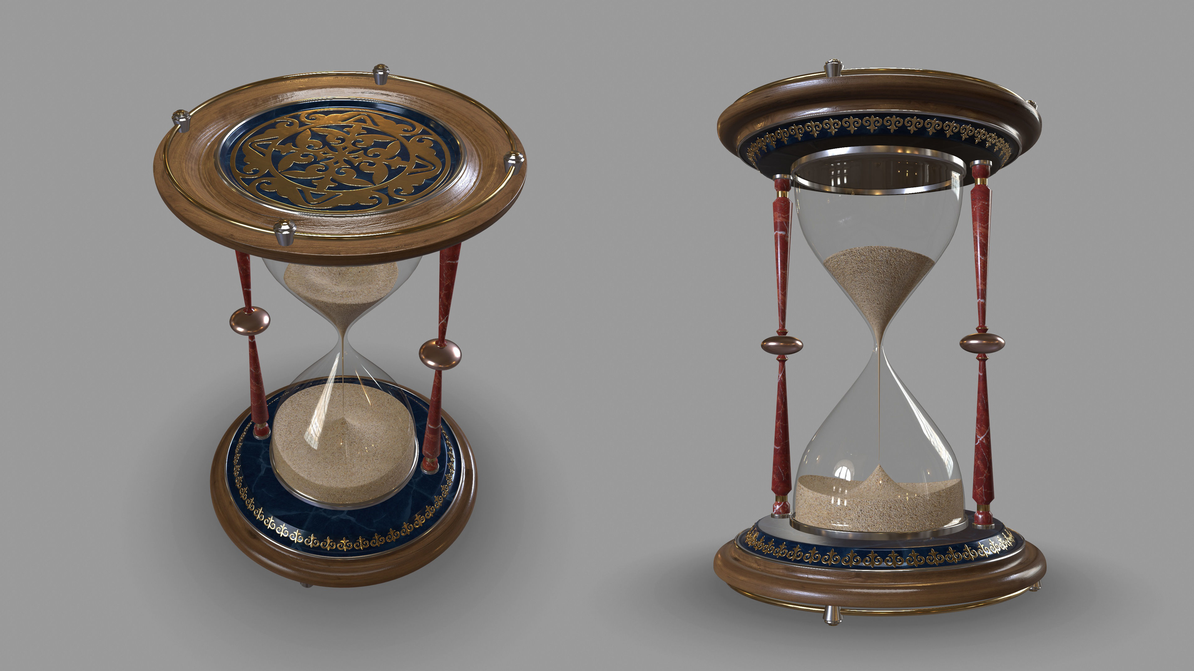 interiors architectural other Sand glass 3D model