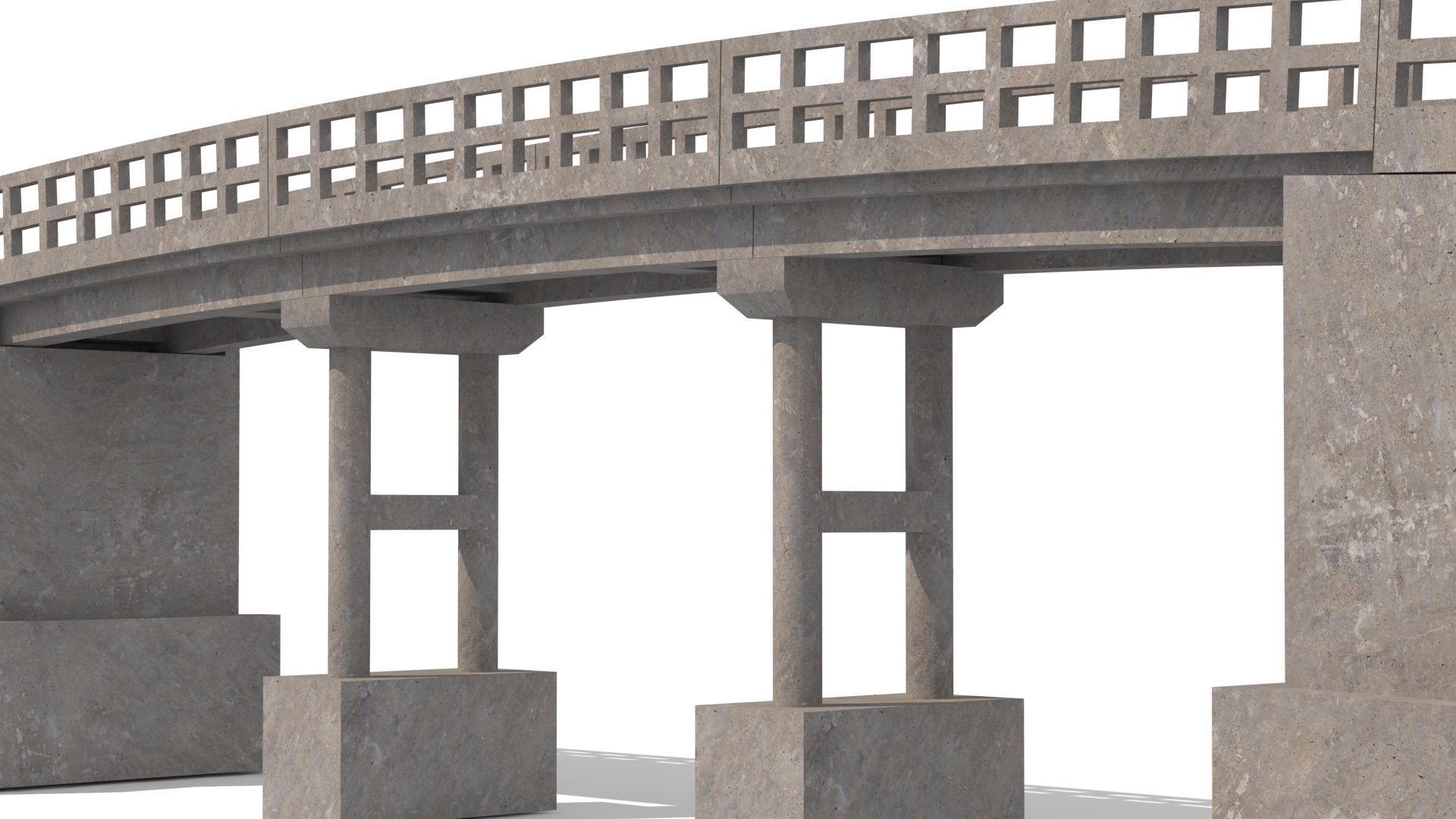 3D model Low poly bridge model london VR / AR / low-poly | CGTrader