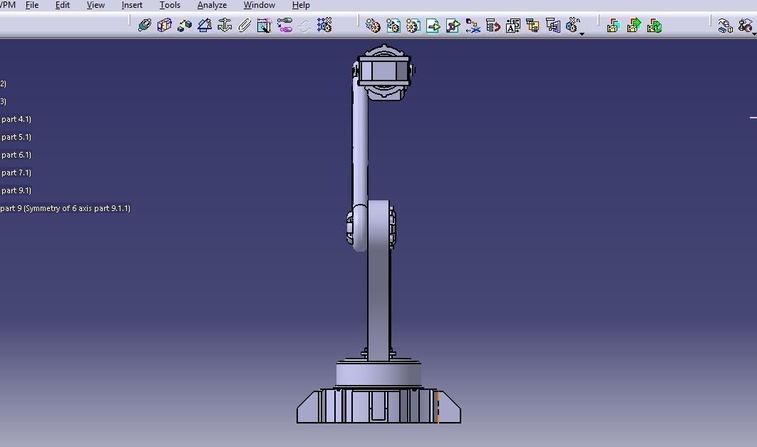 6 axis robot using catia 3D model | CGTrader