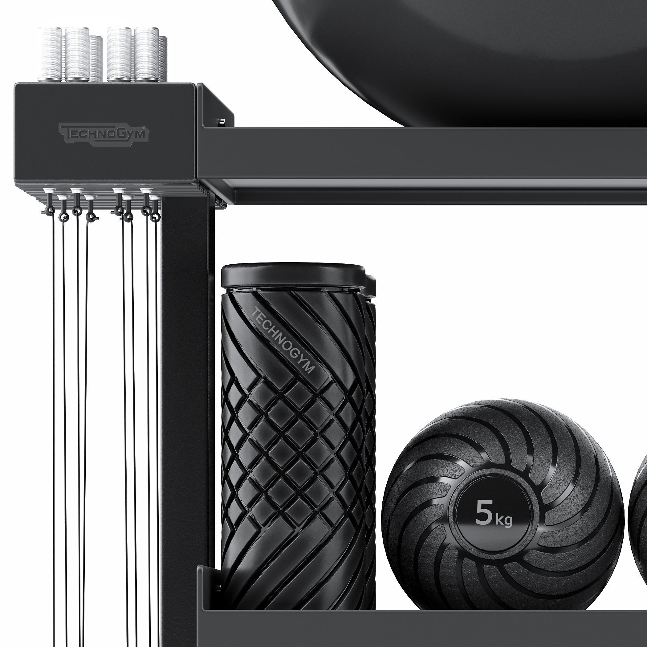 Fitness set Technogym SKILLTOOLS Kit 3D model | CGTrader
