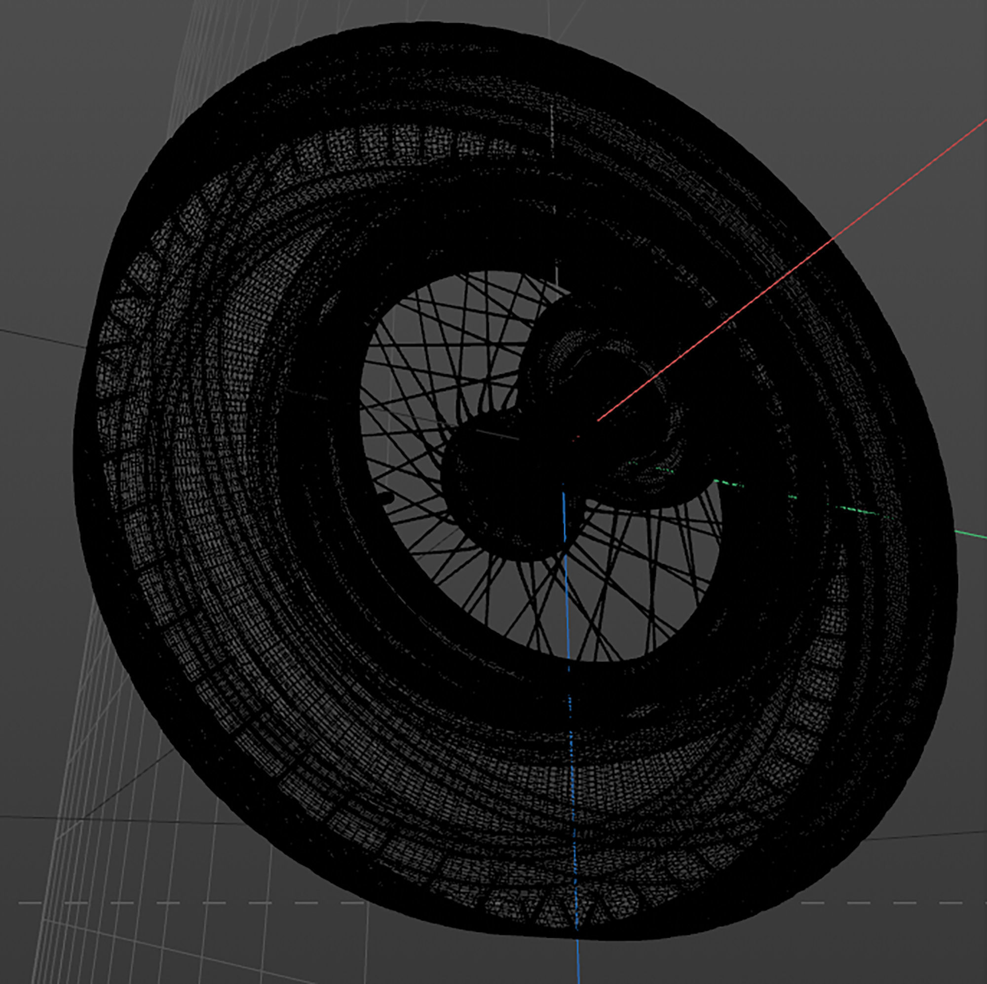 Spoke wheel 30s v2 3D model | CGTrader