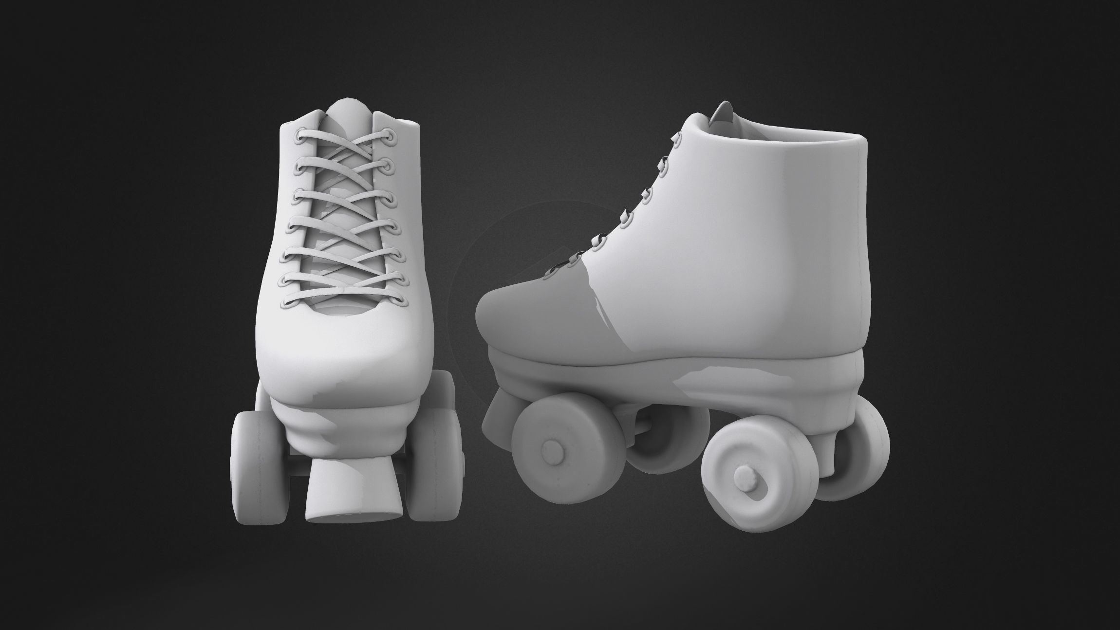 3D model Roller Skates VR / AR / low-poly | CGTrader