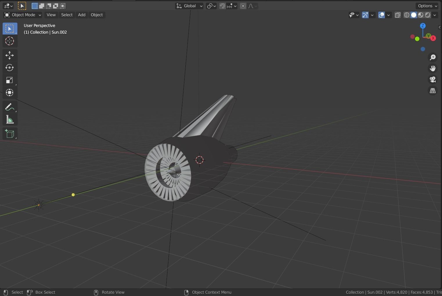 3D model Low Poly Turbofan Engine VR / AR / low-poly | CGTrader