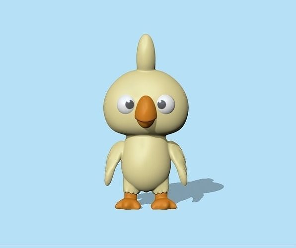 Funny Bird 3D model 3D printable | CGTrader