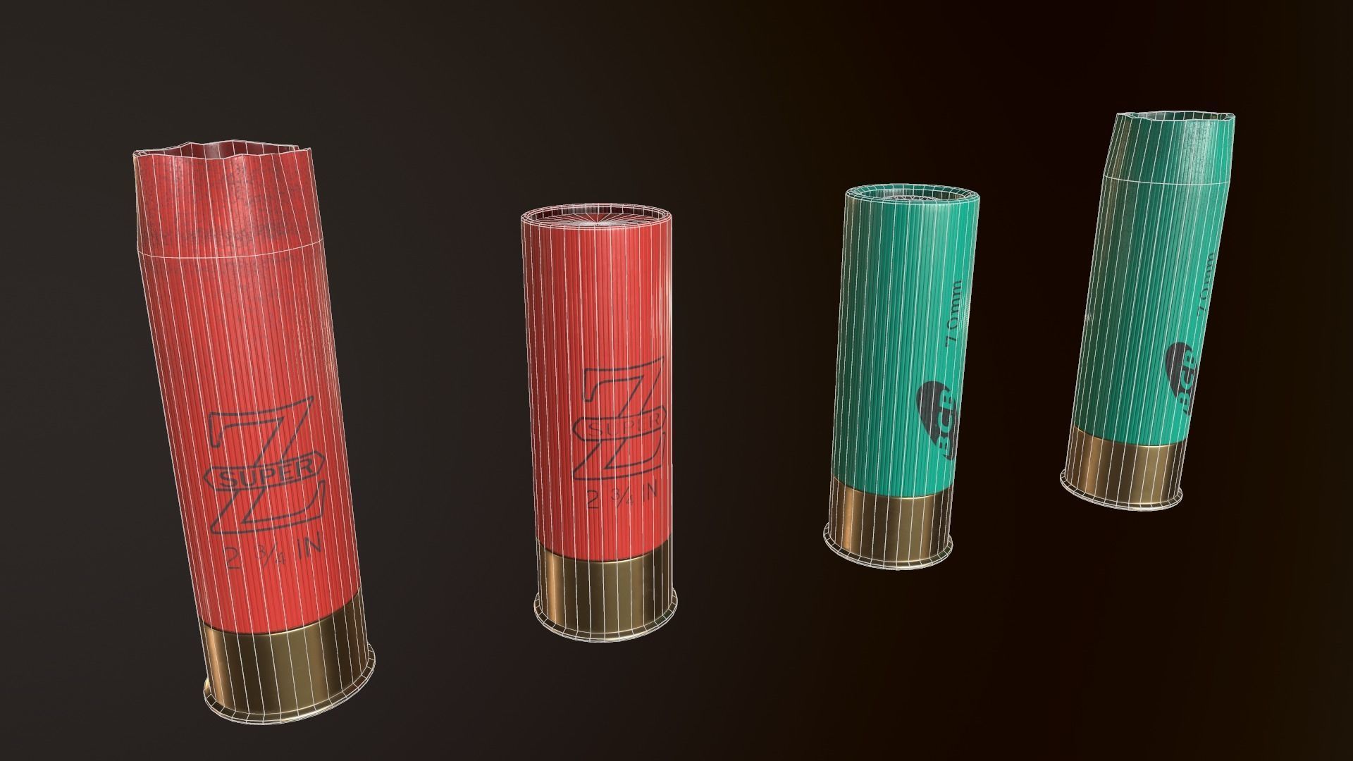 3D model 12ga Shotgun Shell VR / AR / low-poly | CGTrader