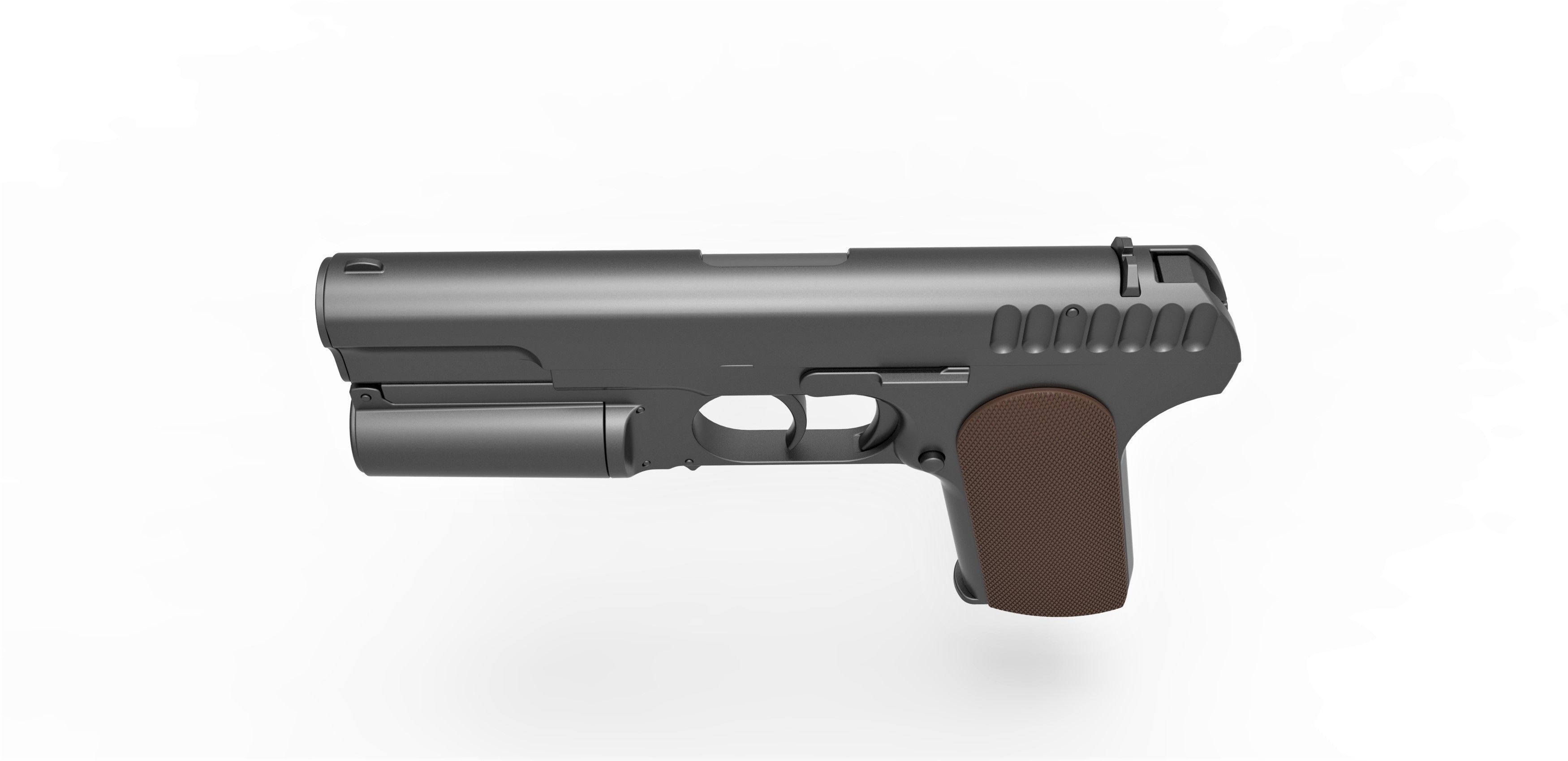 Standard issue pistol of Kingsman agents 3D model | CGTrader