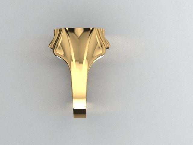 Signet Ring Template 3D model | CGTrader