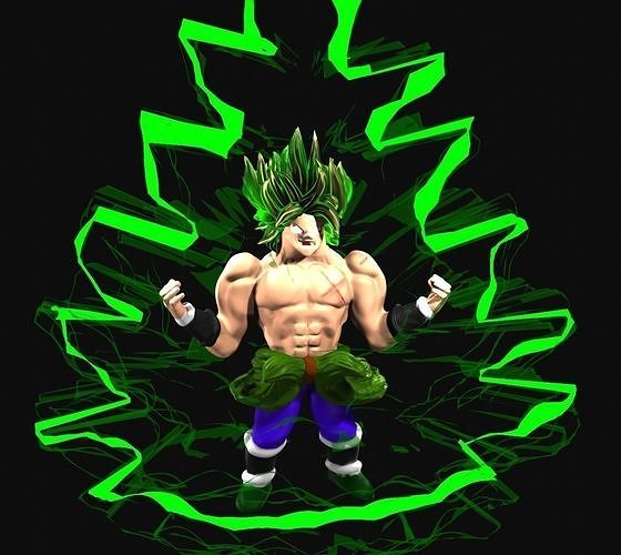 Broly Full power 3D model | CGTrader