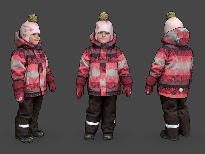 Stylized Children 3D model | CGTrader