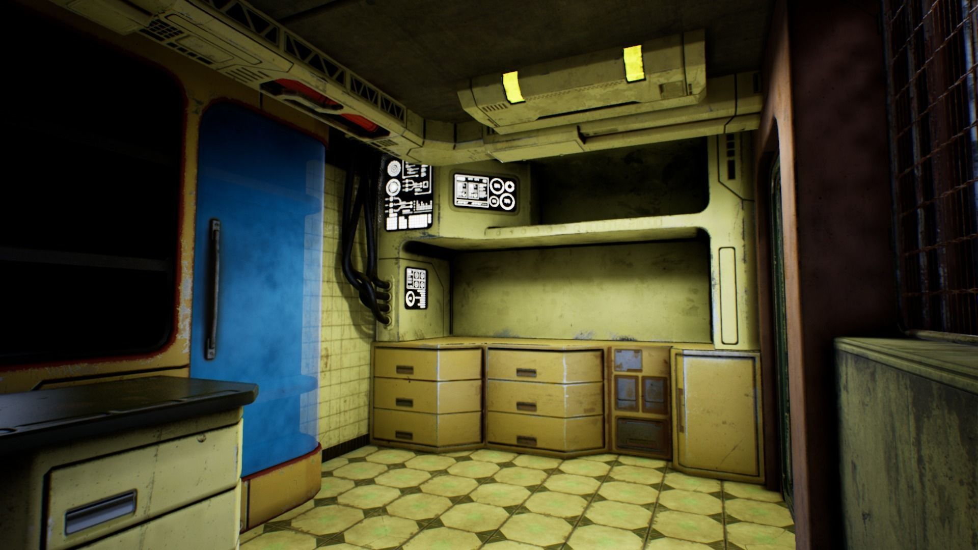 3D model Game Ready Mini Cyberpunk Prop Pack UE4 VR / AR / low-poly ...