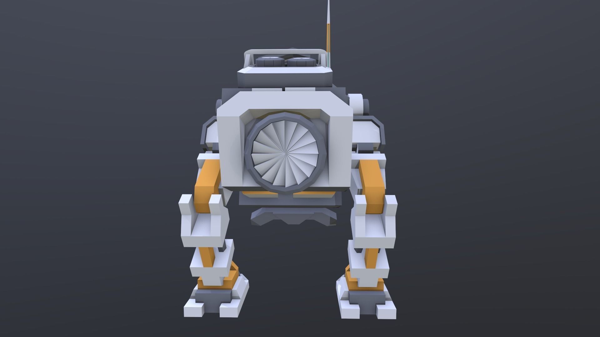 3D model Mech Scout VR / AR / low-poly | CGTrader
